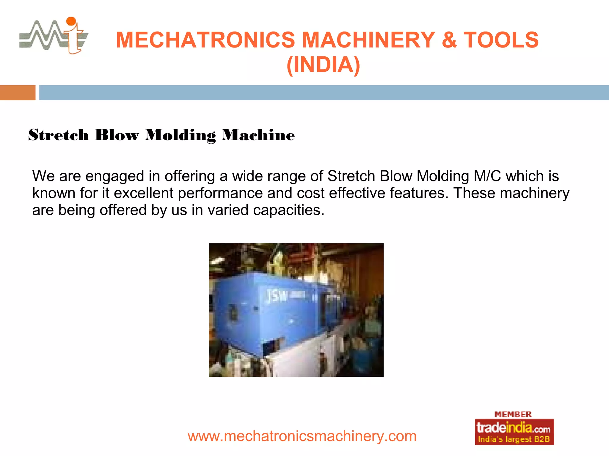 Mechatronics Machinery & Tools India | PPT