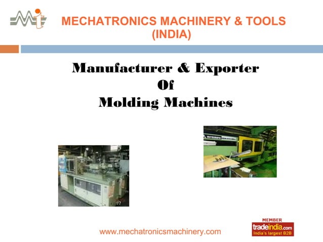 Mechatronics Machinery & Tools India | PPT