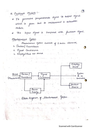 Mechatronics_Unit 1_K C KARTHIK | PDF