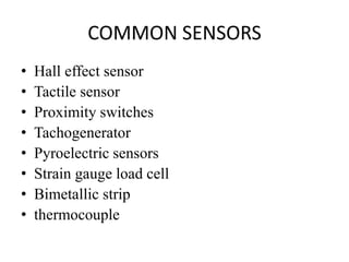 MECHATRONICS unit 1.pptx | Computer Peripherals | Computing