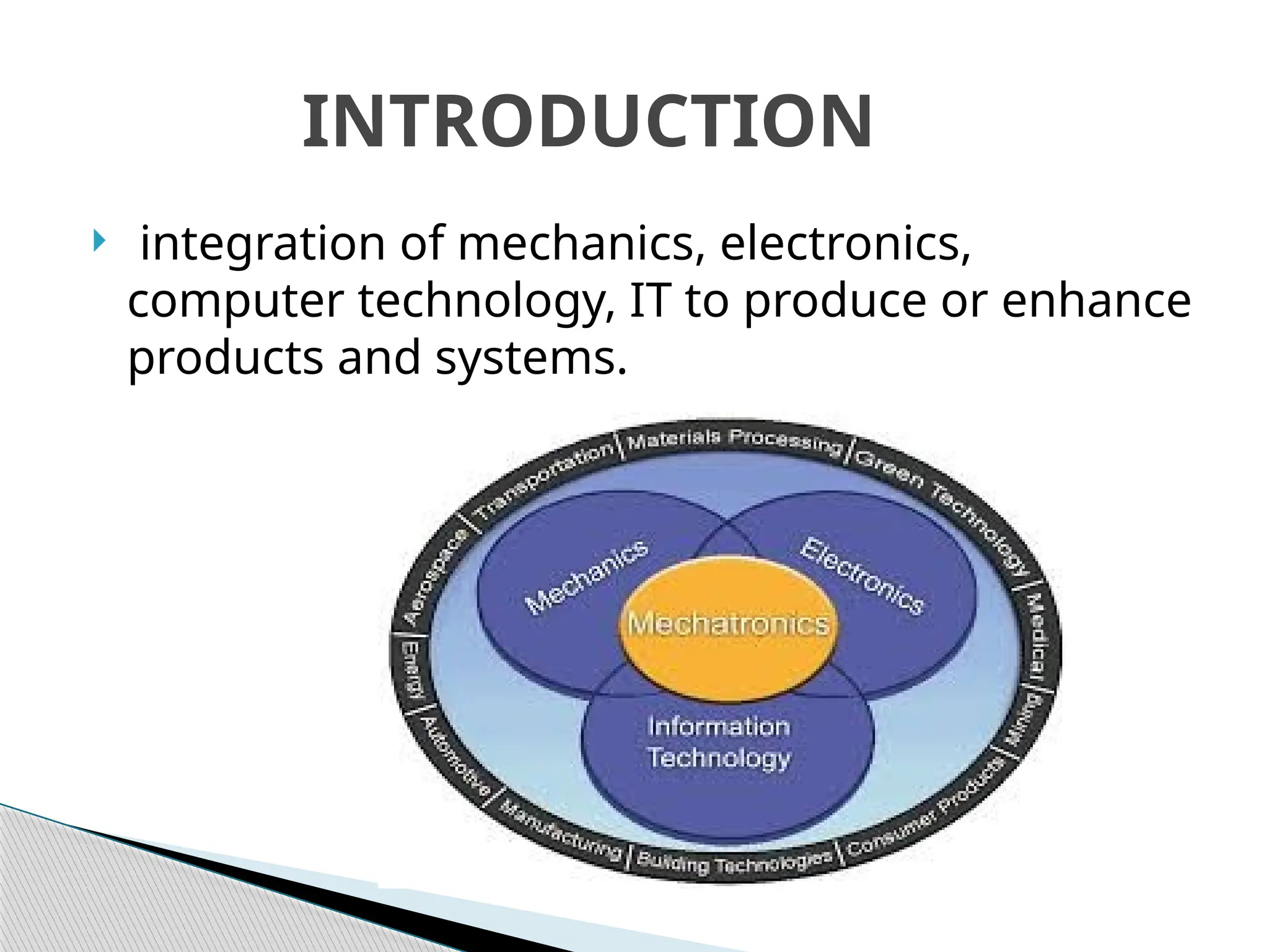 MECHATRONICS unit 1.pptx. Types of sensors | PPT