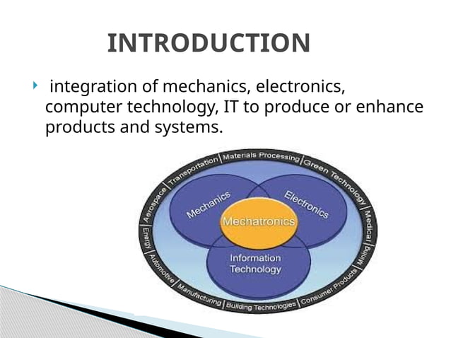 MECHATRONICS unit 1.pptx. Types of sensors | PPT