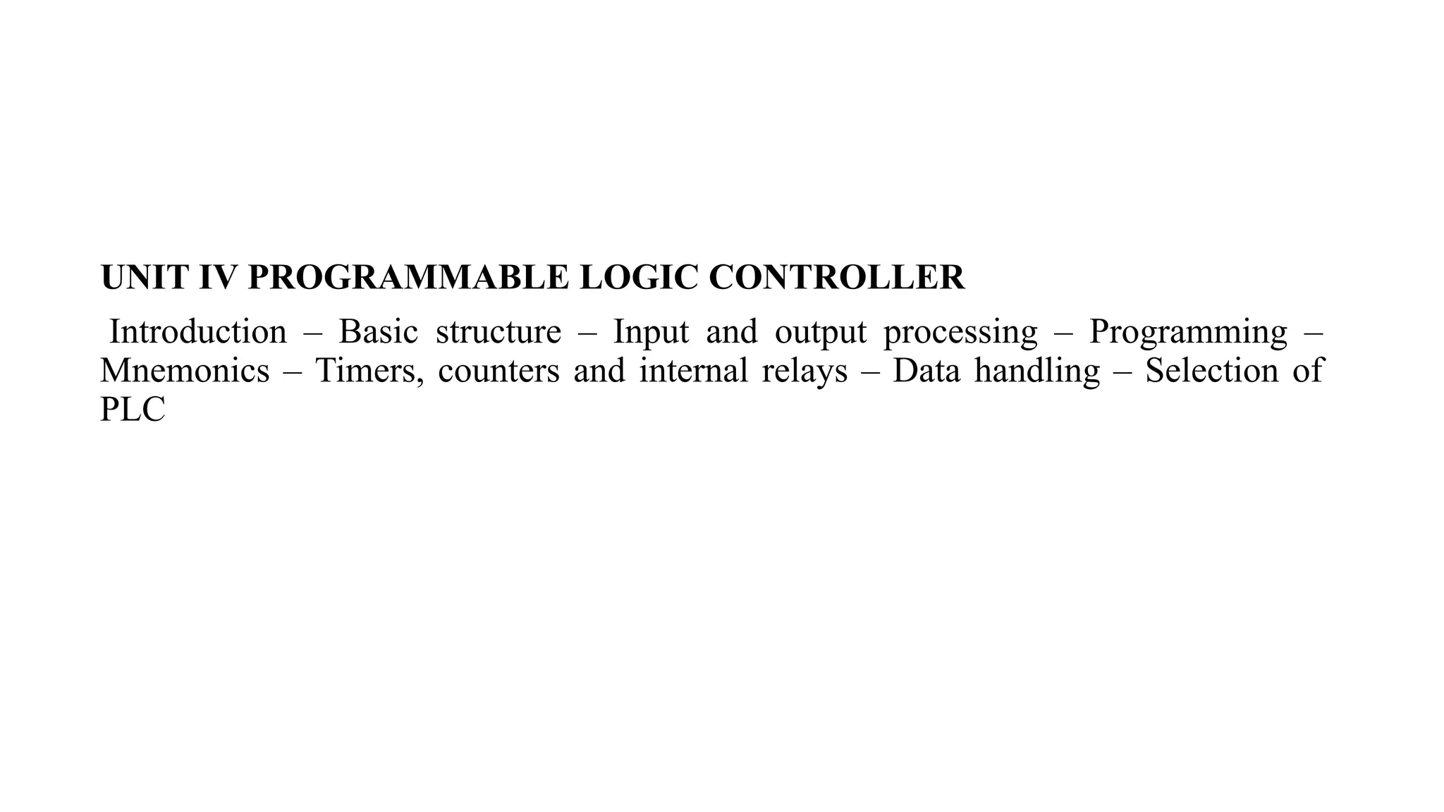 Mechatronics Programmable Logic Controllers Pdf Computing Technology And Computing