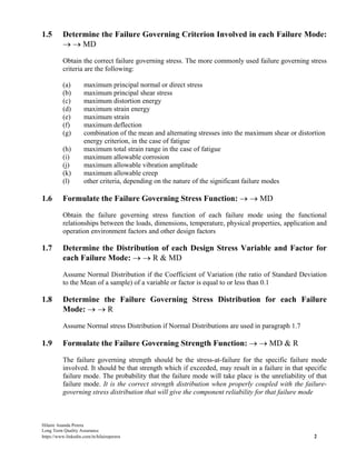 Reliability Prediction Procedure for Mechanical Components | PDF