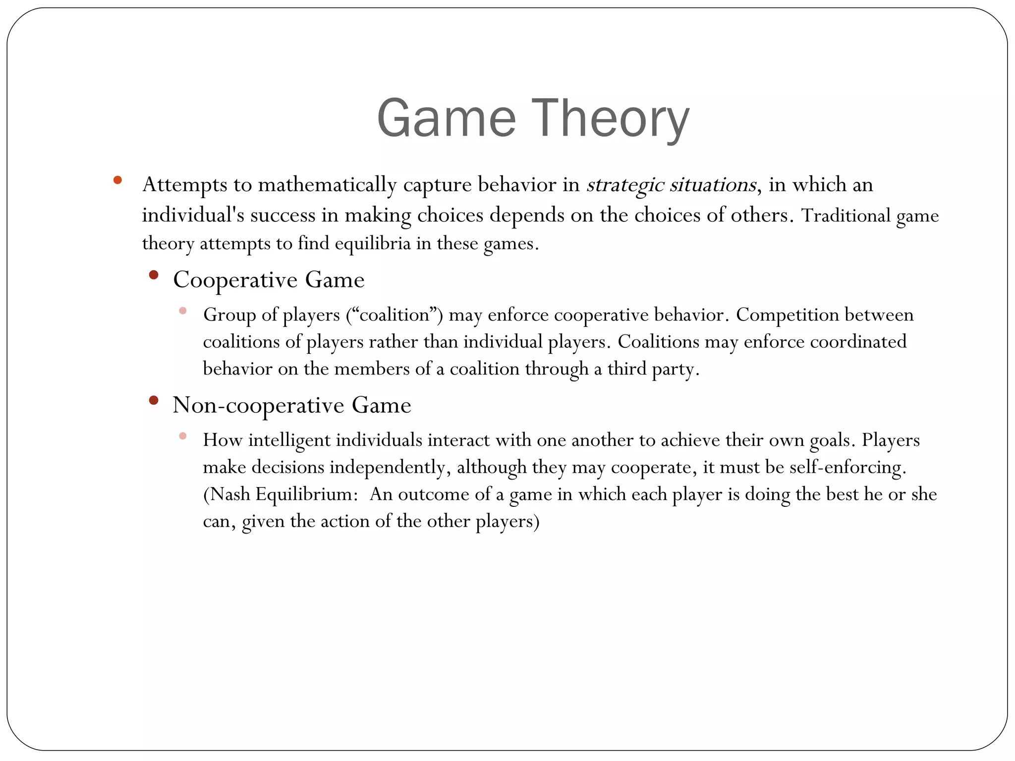 Mechanism Design Theory | PPT