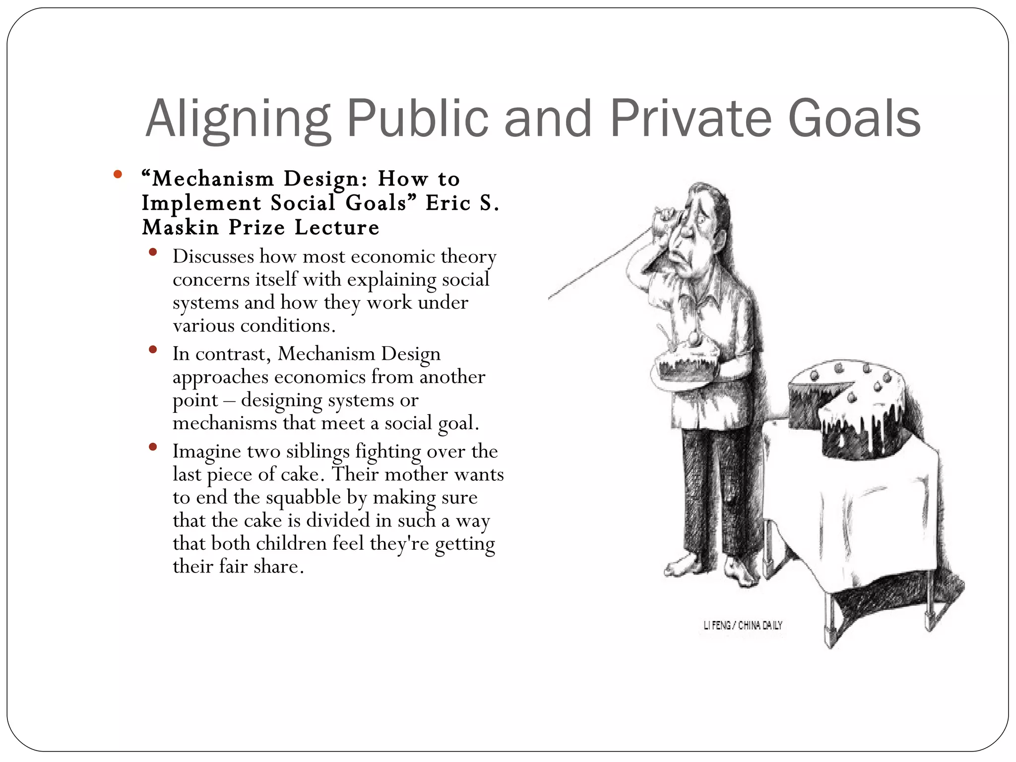 Mechanism Design Theory | PPT