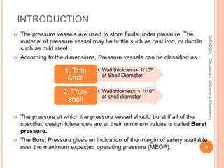 Bursting Pressure of Mild Steel Cylindrical Vessels | PPTX