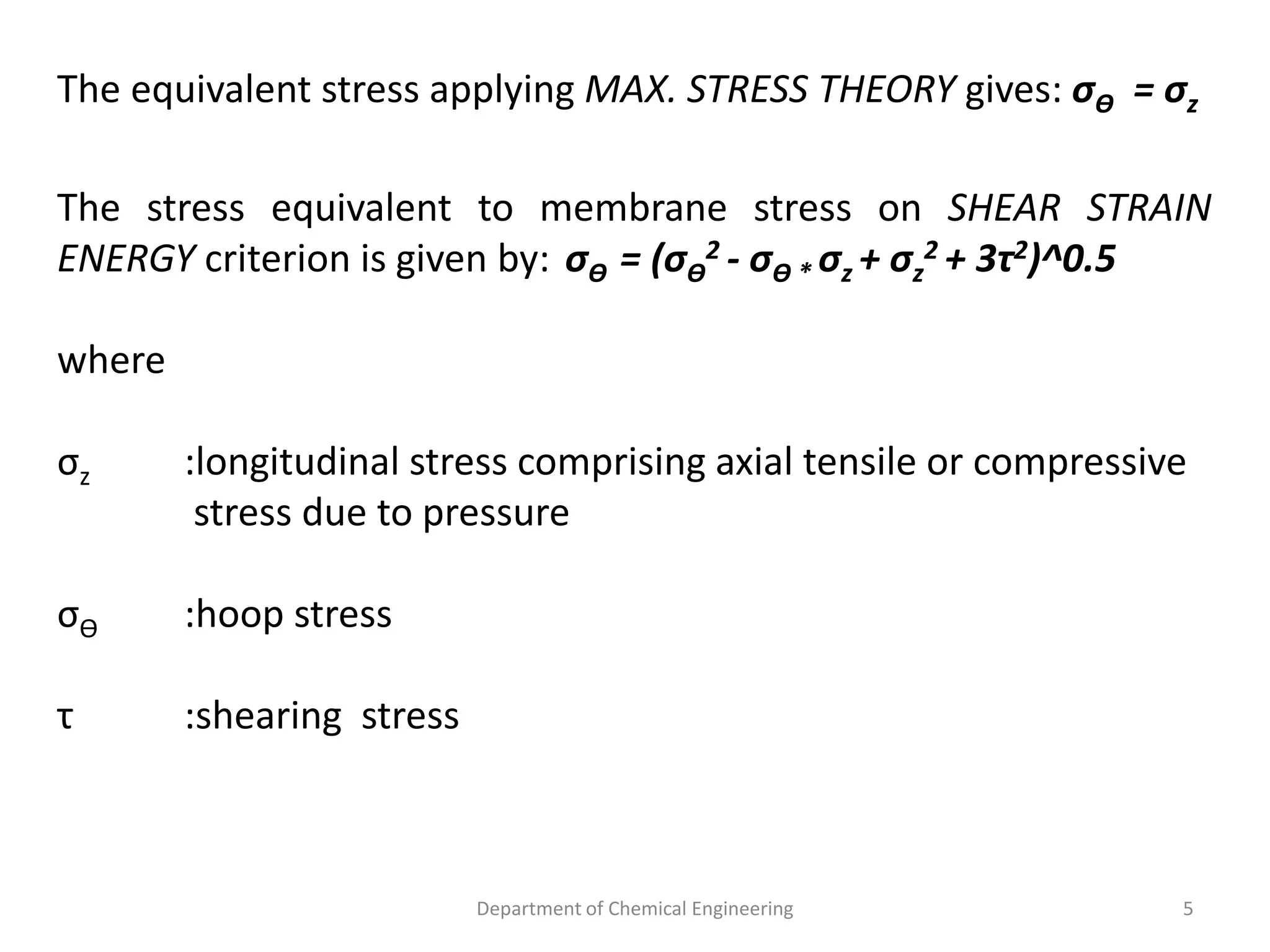 Design of Tall Vessels (Distillation columns) | PPTX