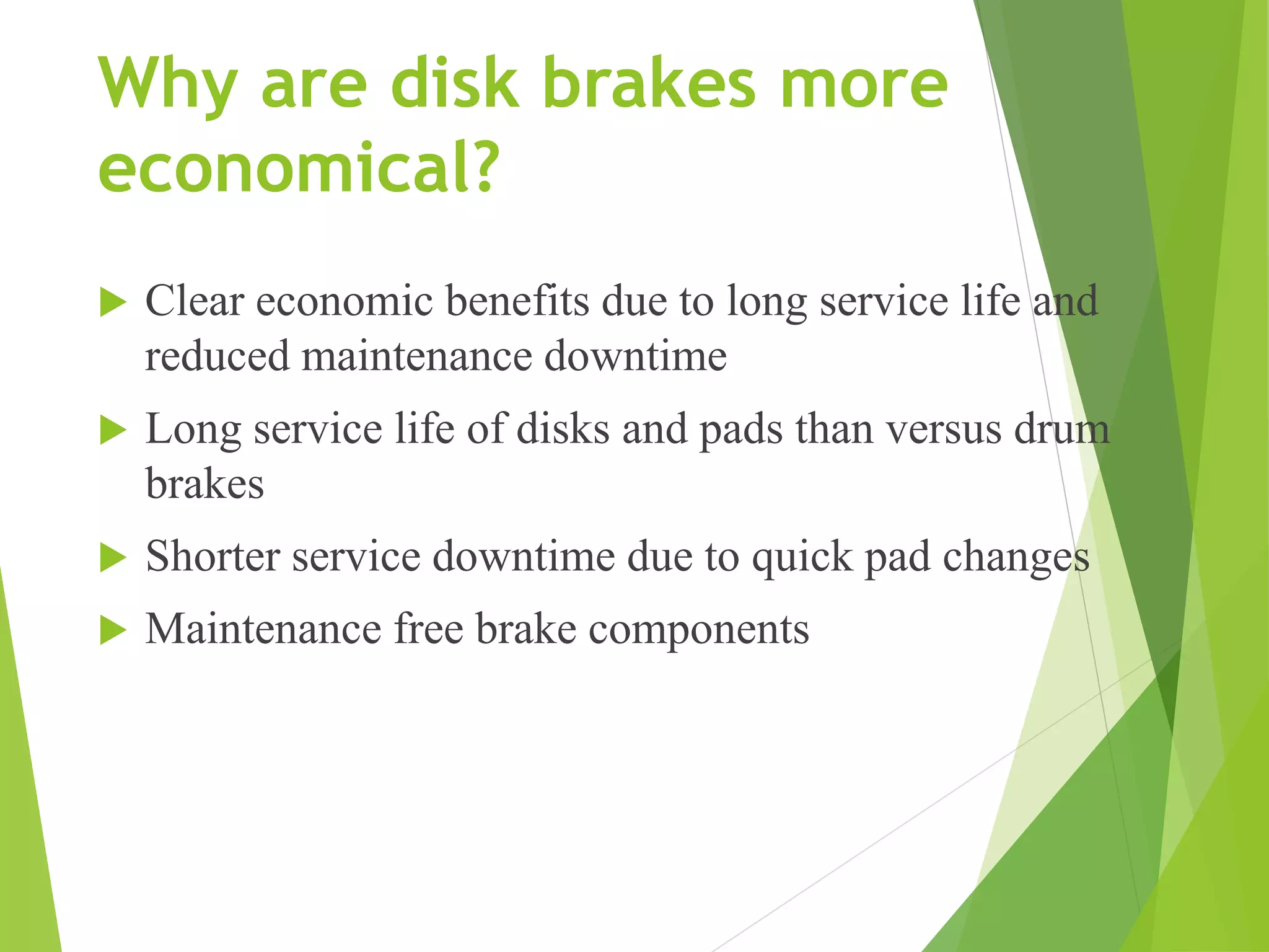 Mech disc brakes ppt | PPTX