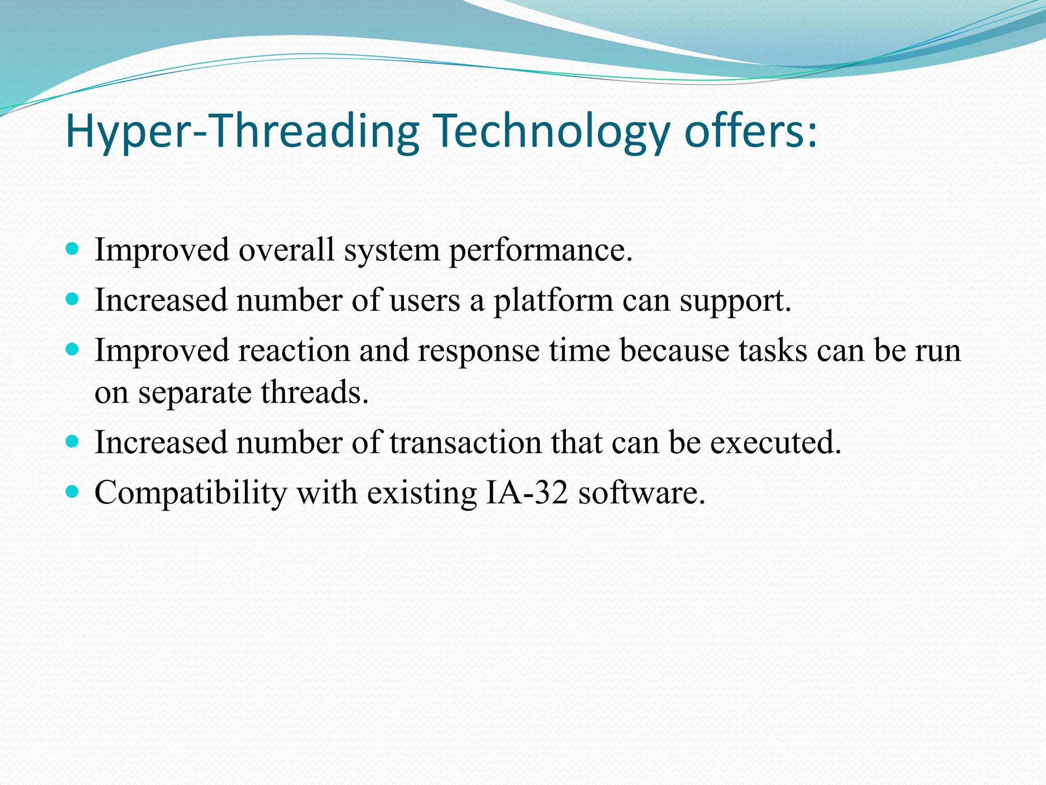 mech_Hyper_Threading_ppt[1].pptx Computer engineering | PPT