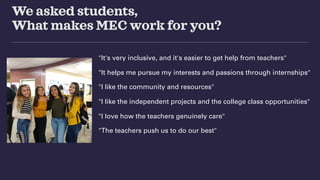 Mapleton Early College – Highway to High School | PPT