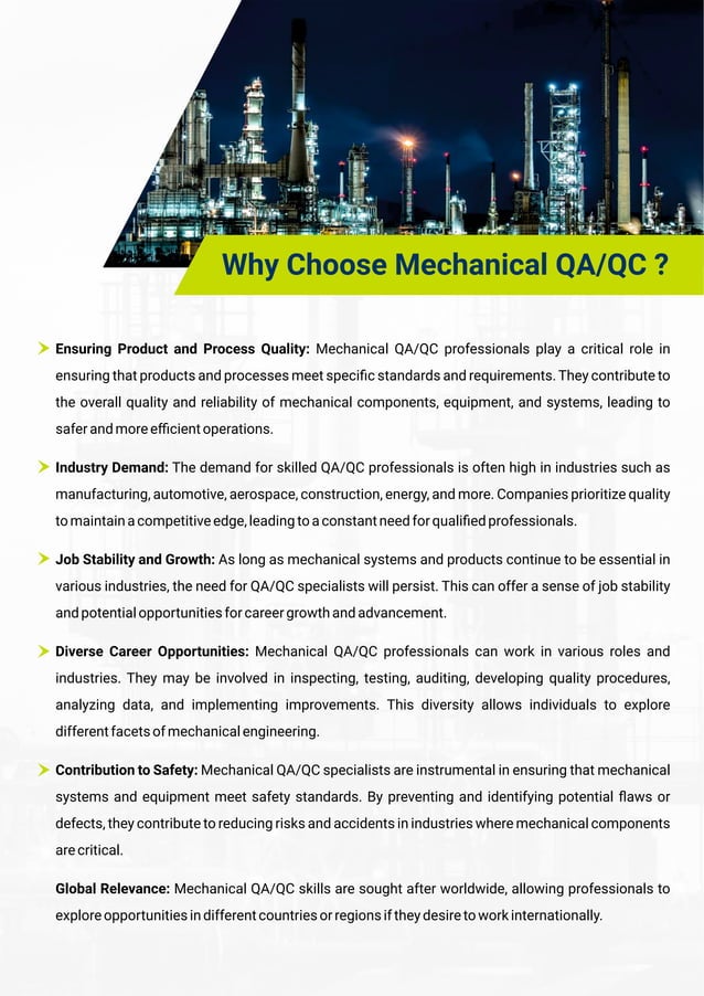 Mechanical QA QC course in Kerala | 100% Placement.pdf
