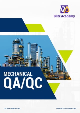 Mechanical QA QC course in Kerala | 100% Placement | PDF