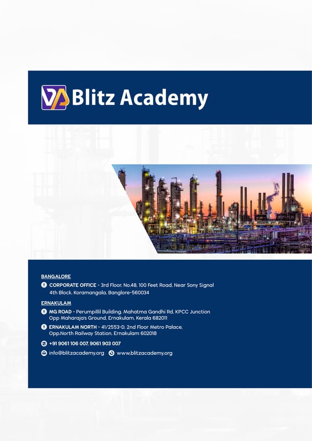 Mechanical courses in kerala | Blitz Academy QA-QC BROCHURE.pdf