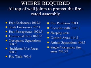 Mech jointsbuildingdeptpresentation | PPT