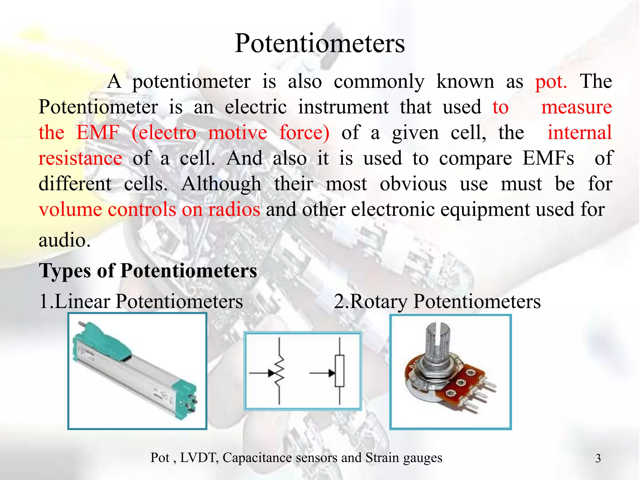 Sensors and its classification 1 | PPTX