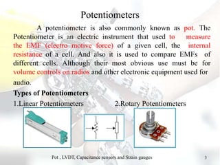 Sensors and its classification 1 | PPTX