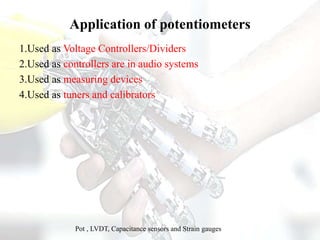 Sensors and its classification 1 | PPTX