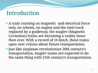 MECH Magnetic Levitation Train 1 PPT.pptx