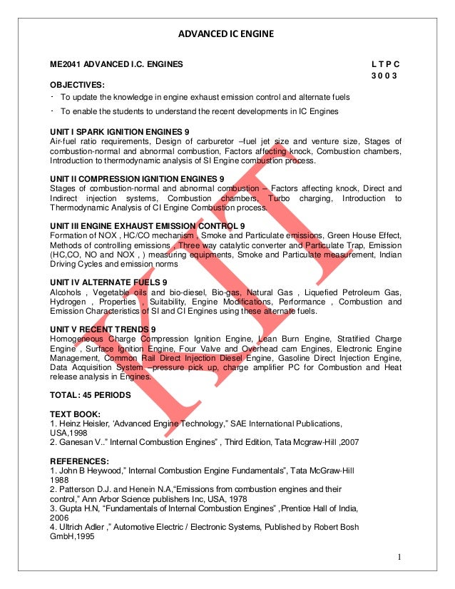 Advanced ic engines question bank - wraptor