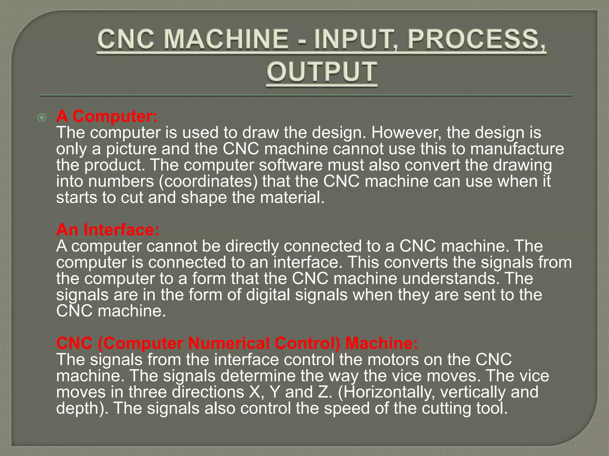 Mechanical CNC machine | PPTX