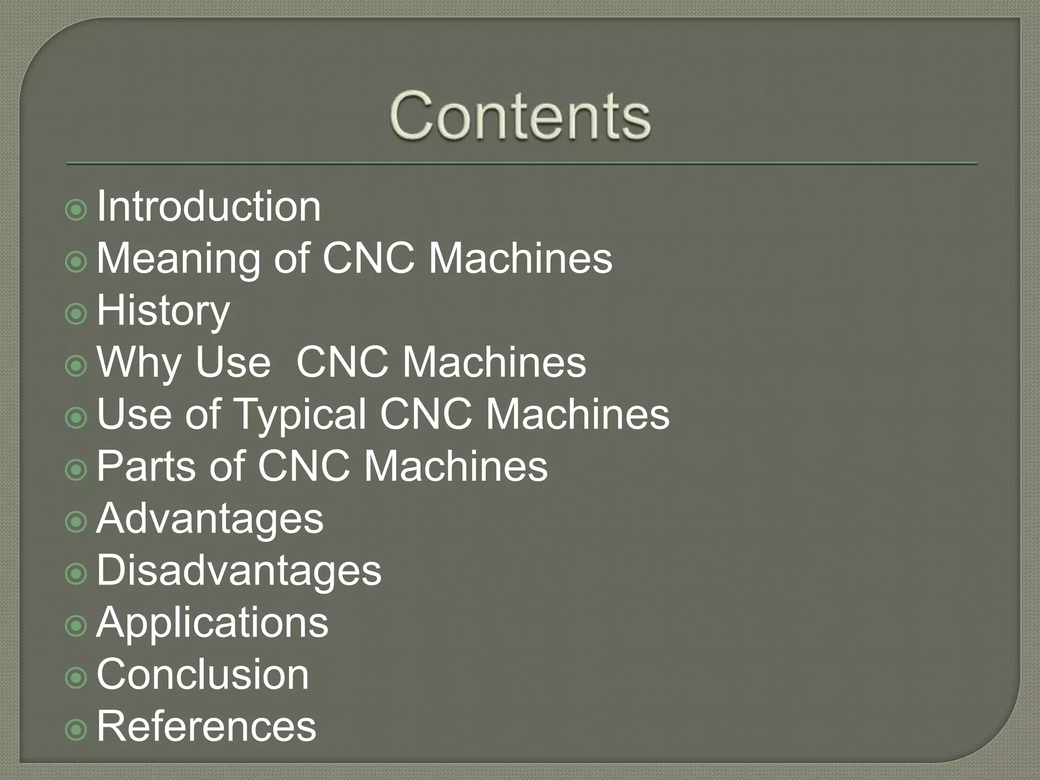 Mechanical CNC machine | PPTX