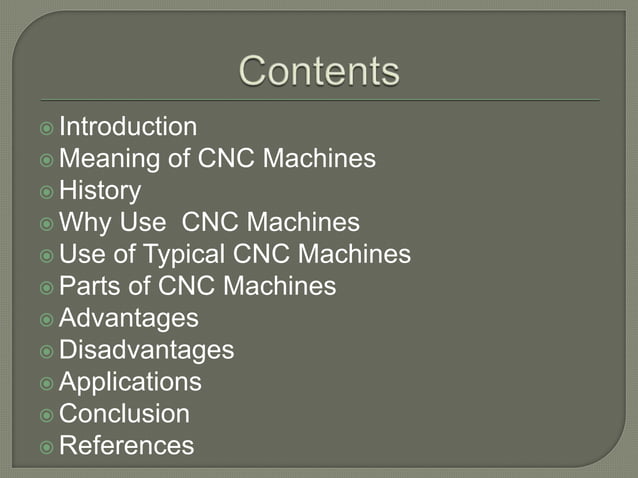 Mechanical CNC machine | PPTX