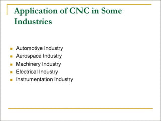 Mechanical CNC machine | PPTX