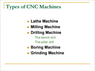 Mechanical CNC machine | PPTX