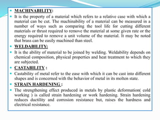 Mechnical properties of Materials | PPT
