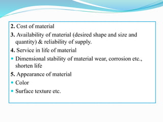 Mechnical properties of Materials | PPTX