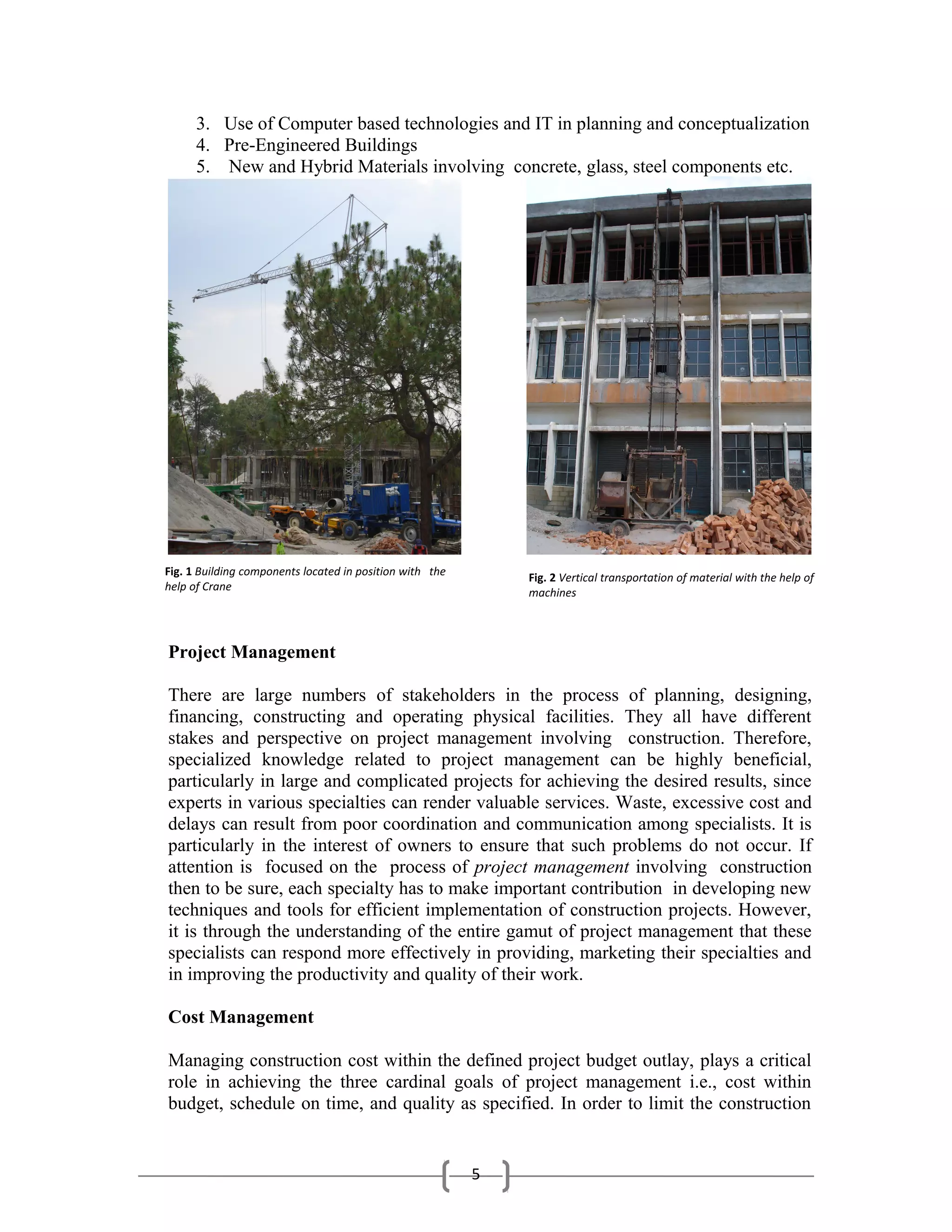 Mechanized Construction- Relevance and Importance in India | DOC