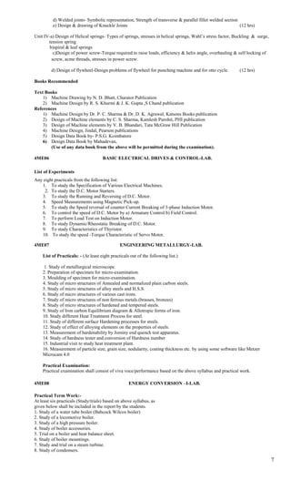 Mech syllabus cgs-sgbau | PDF