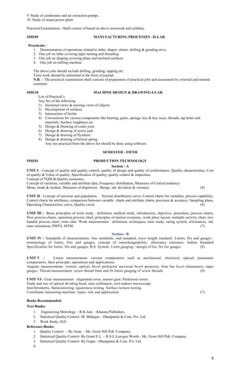 Mech syllabus cgs-sgbau | PDF