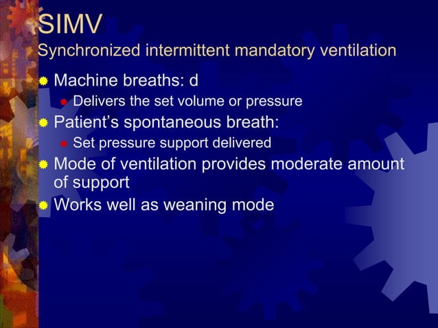 mechanical ventilators for medical student | PPT