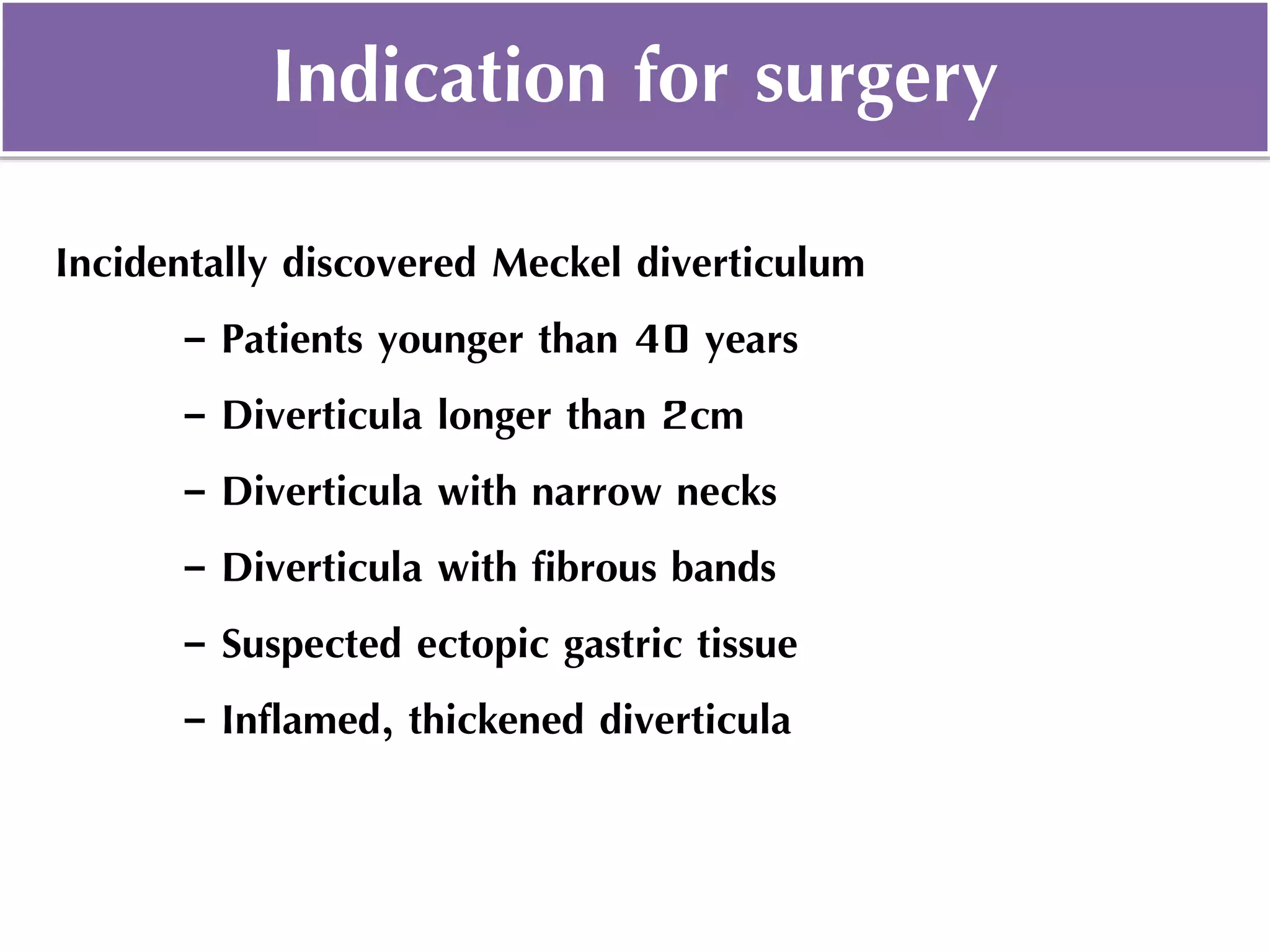 Meckel's diverticulum | PPTX