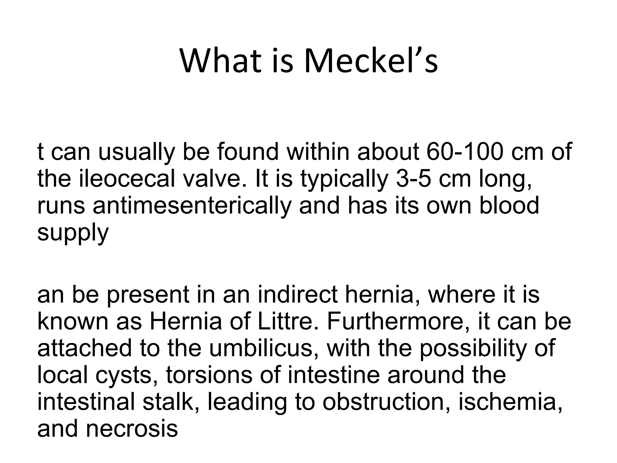 Meckelsdiverticulum | PPT