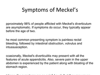 Meckelsdiverticulum | PPT