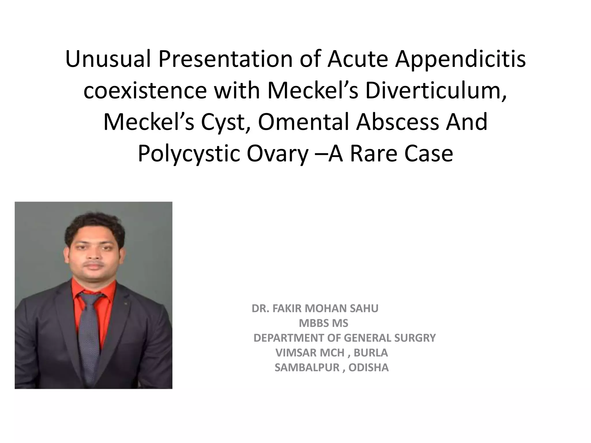 Meckels diverticulum | PPT
