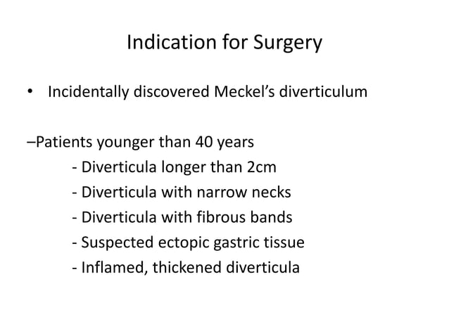 Meckels diverticulum | PPT