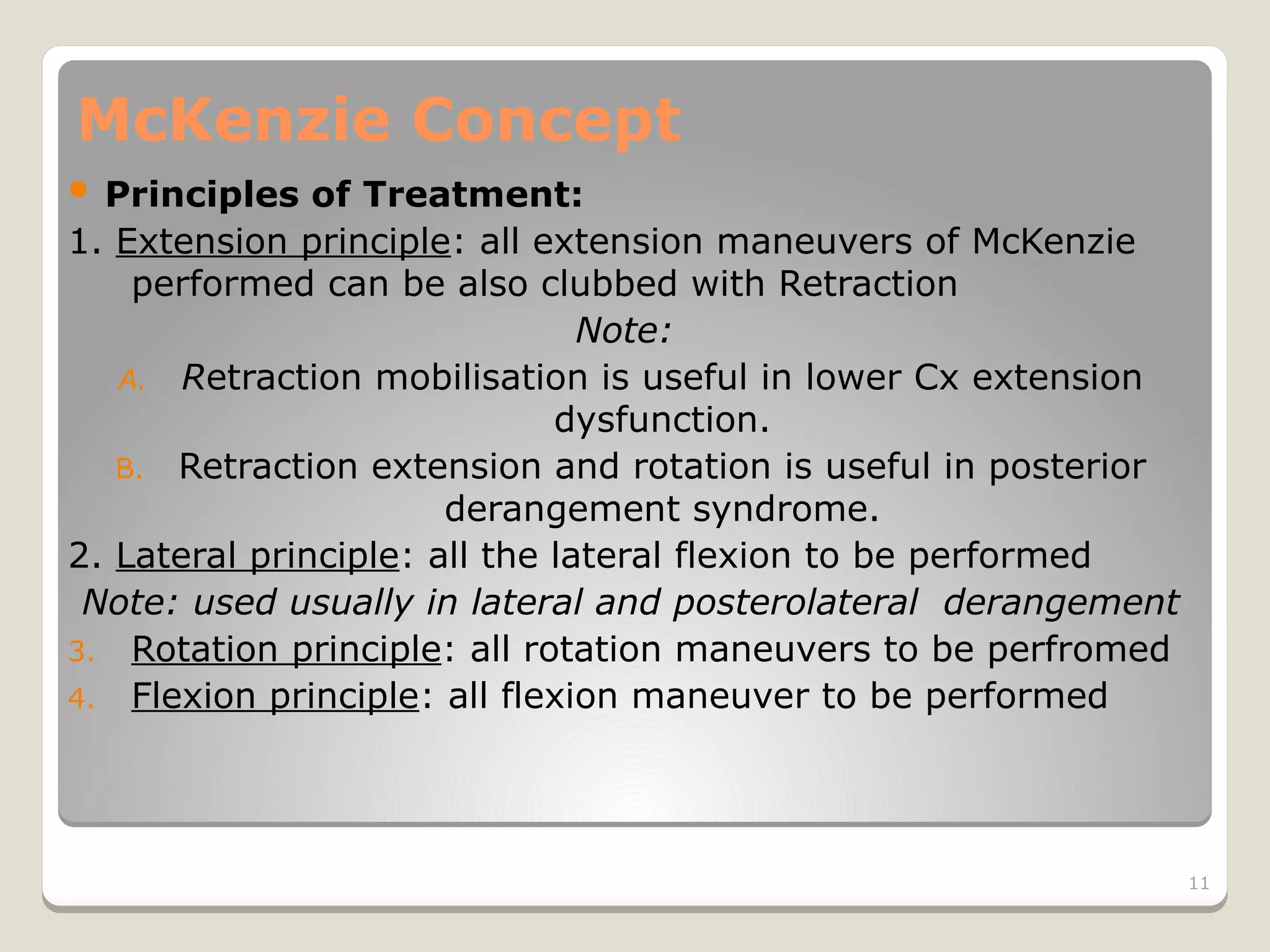 Meckenzie approach | PDF