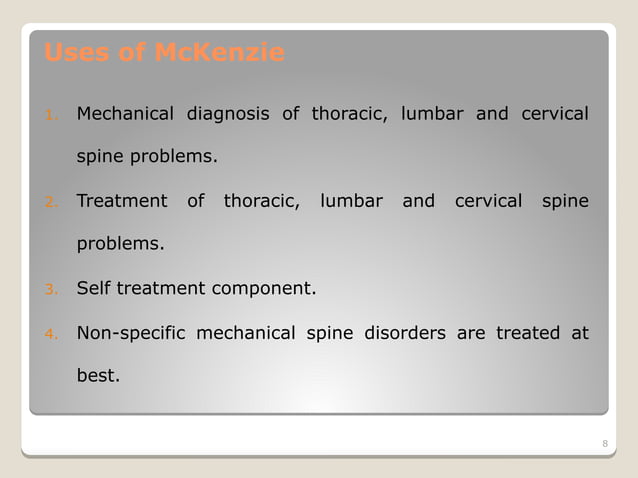 Meckenzie approach | PDF