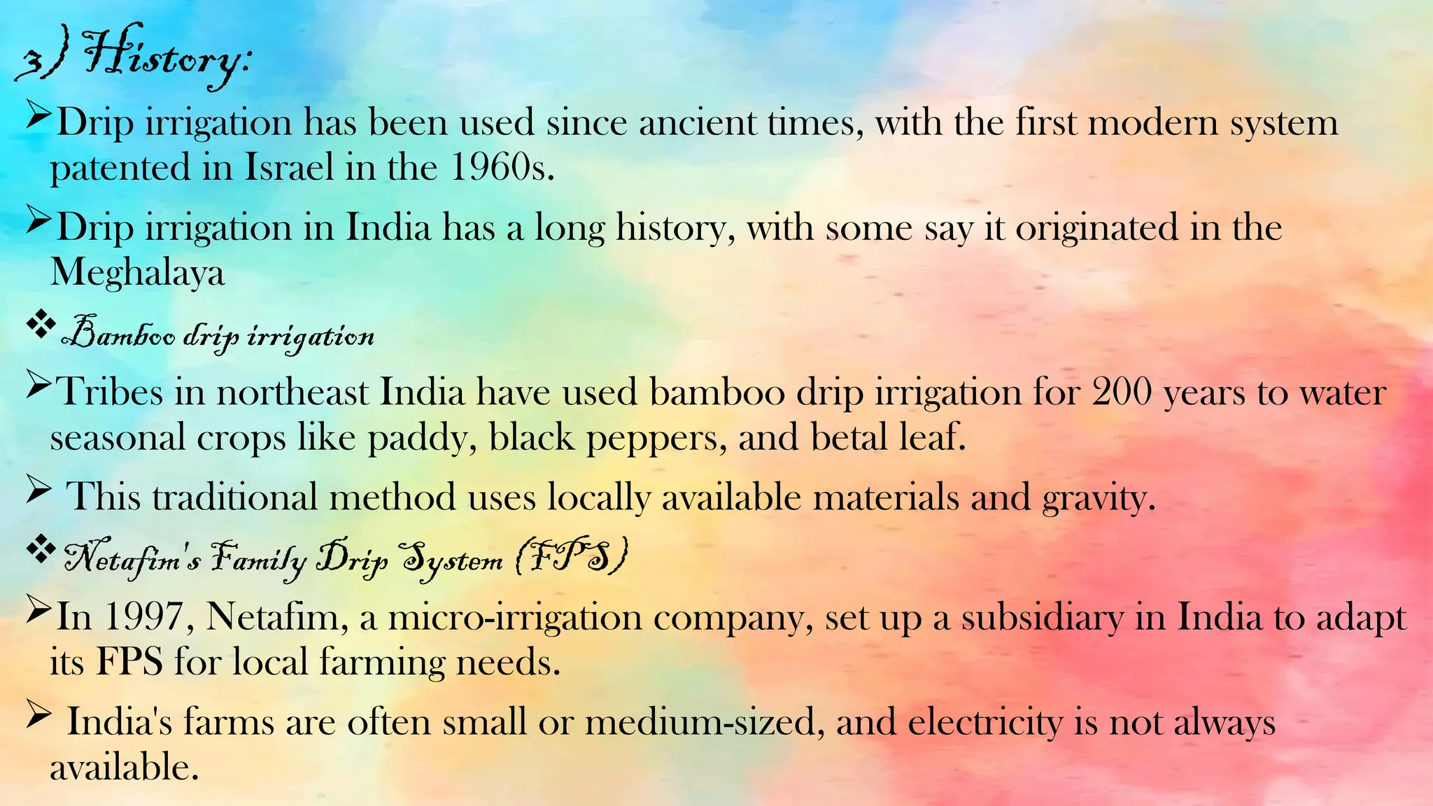 Drip irrigation farmers howe to use drip | PPTX