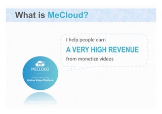 MeCloud pitch deck presentation | PDF