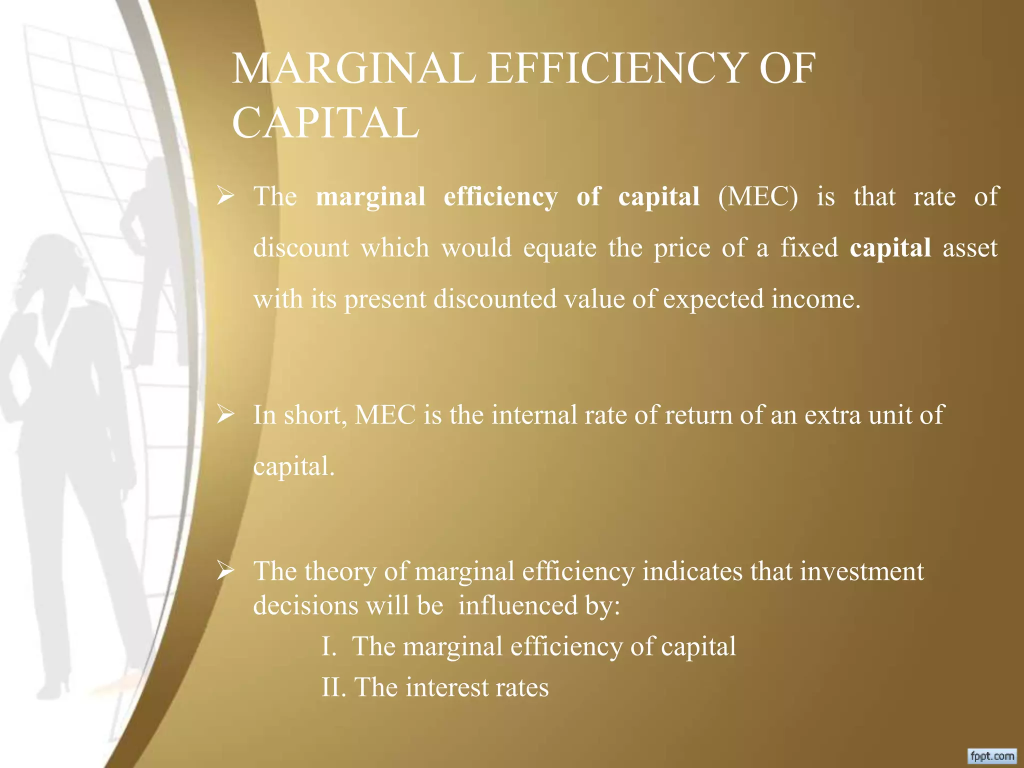 marginal efficiency of capital | PPTX