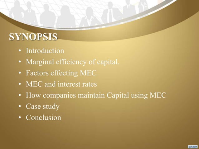 marginal efficiency of capital | PPTX