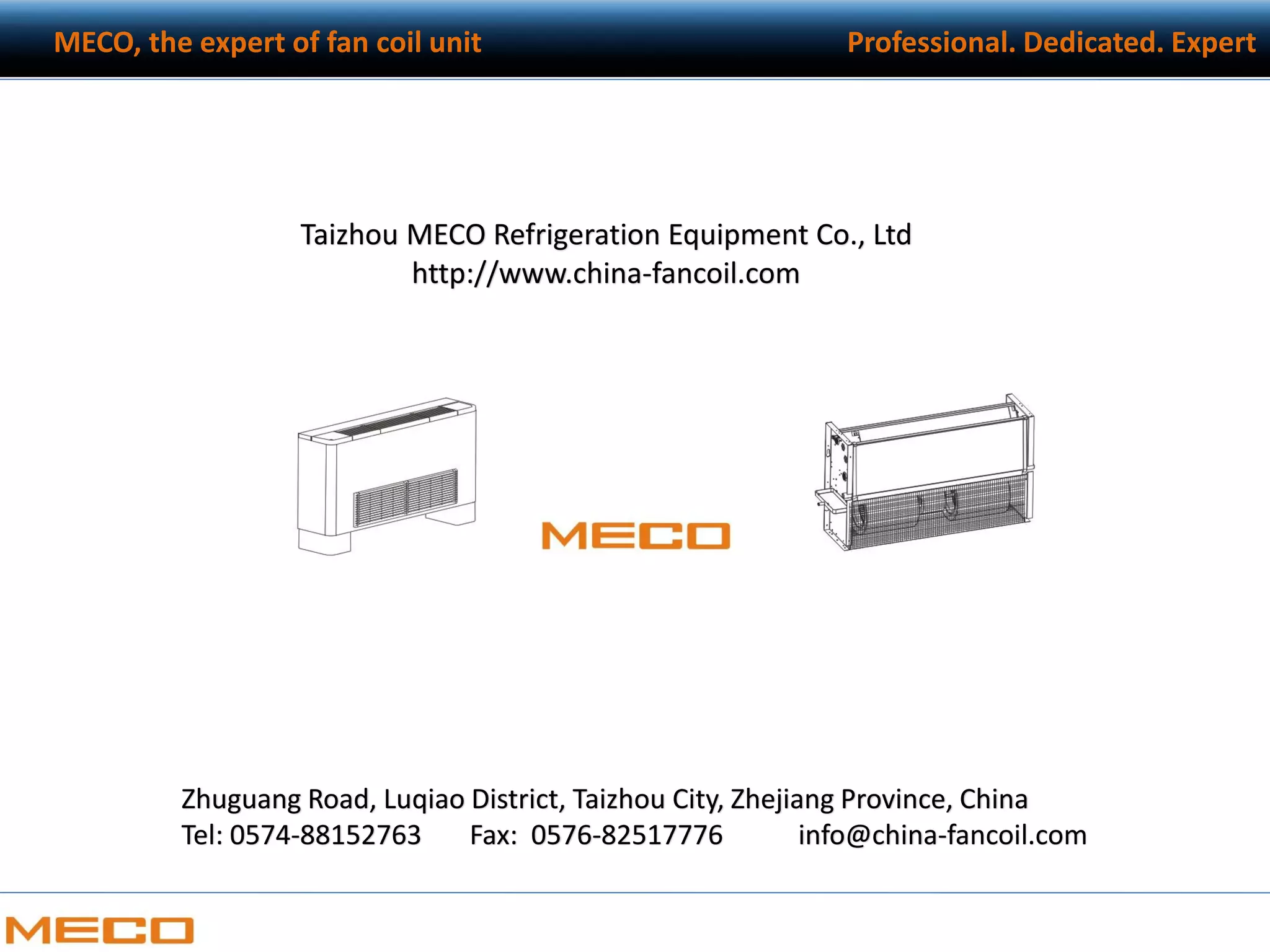 Meco universal fan coil unit | PDF