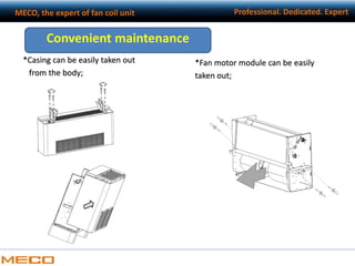 Meco universal fan coil unit | PDF