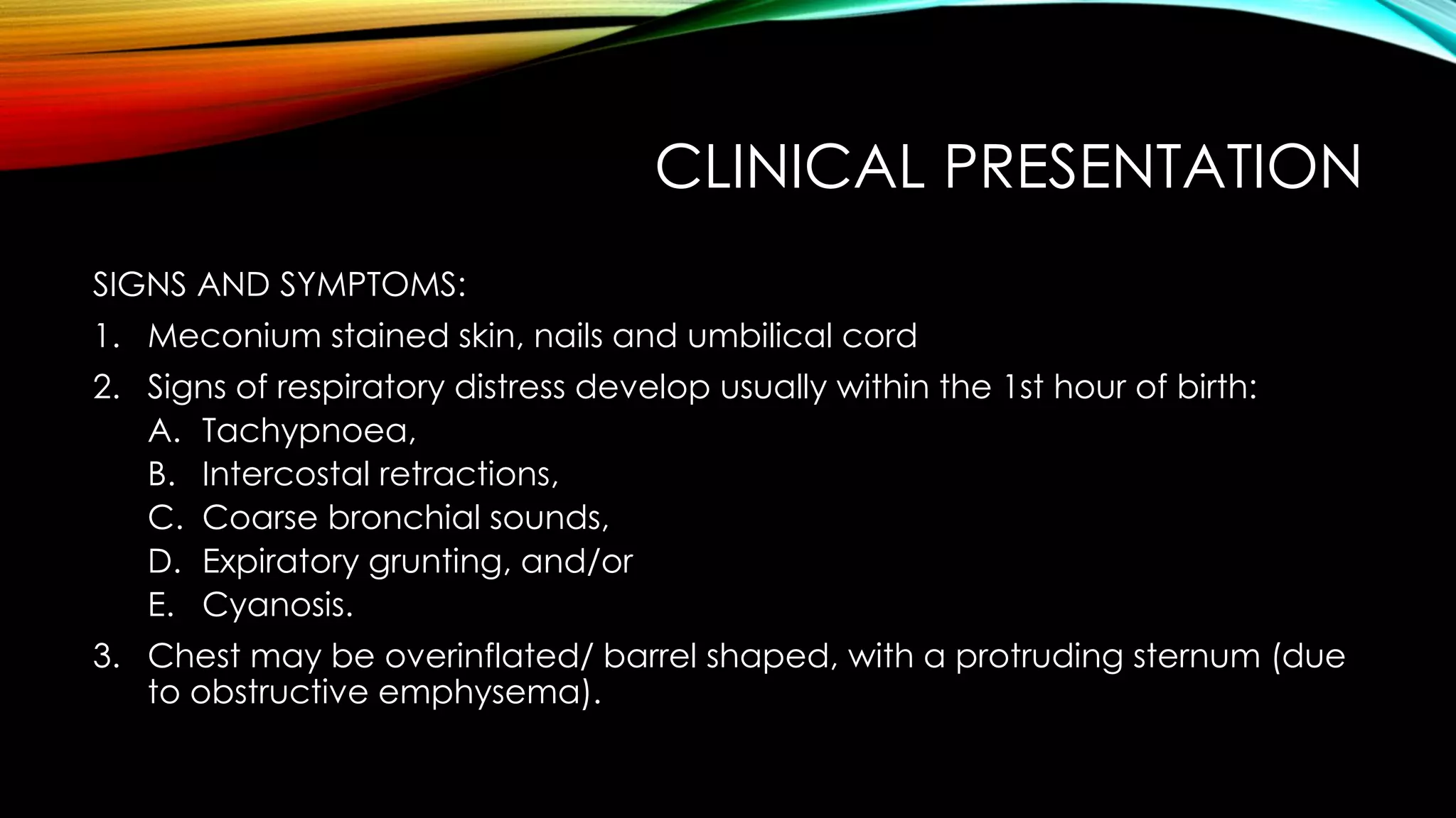 Meconium aspiration syndrome (MAS) | PDF