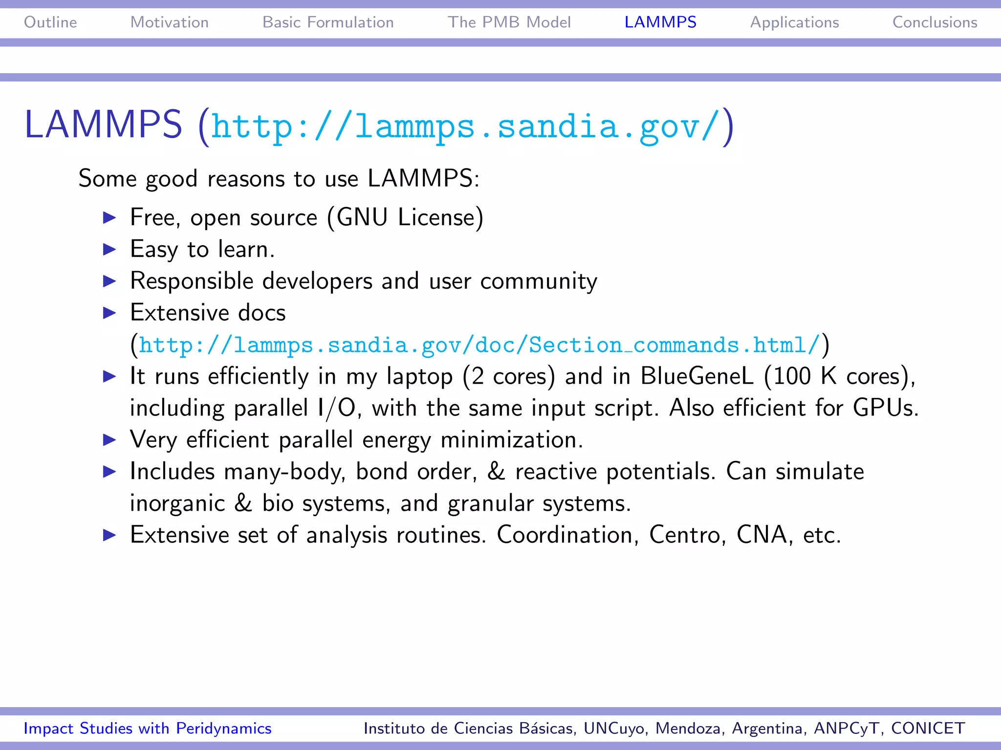 Peridynamics MECOM 2012 presentation | PDF